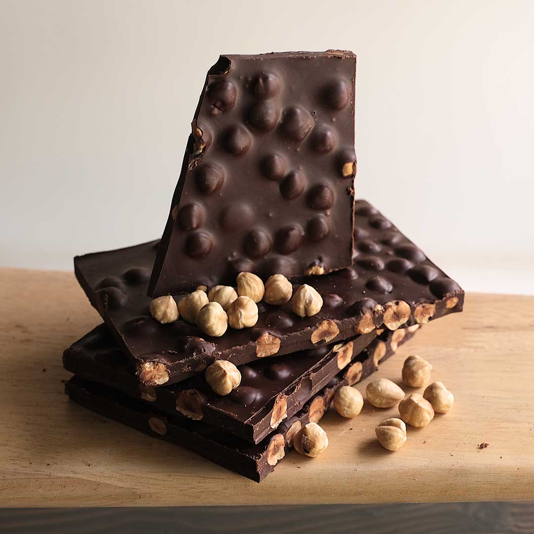 Roasted Hazelnut with Sugarfree Dark Chocolate Brittle Chocolate Concierge